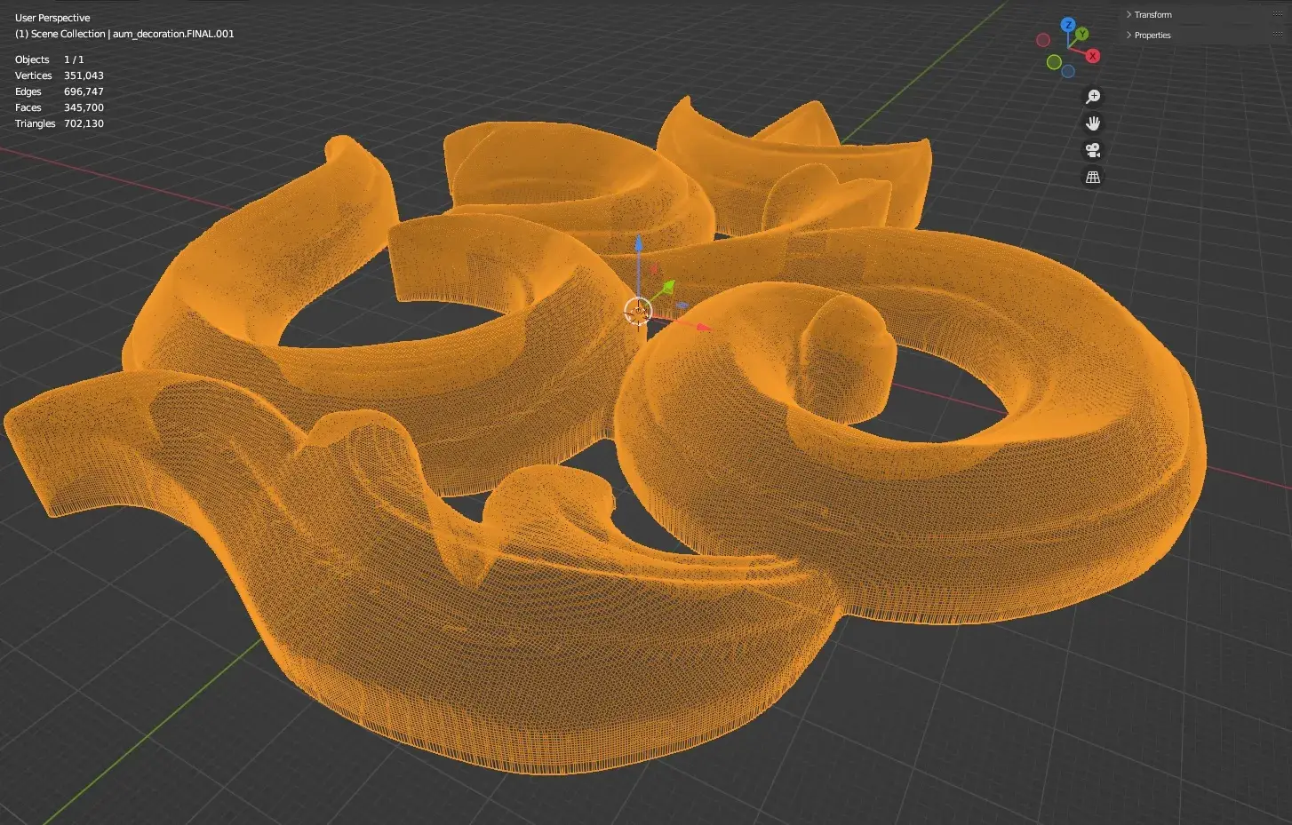 3D Printer Files | 3MF File | AUM - OM - wall decoration | Creality Cloud