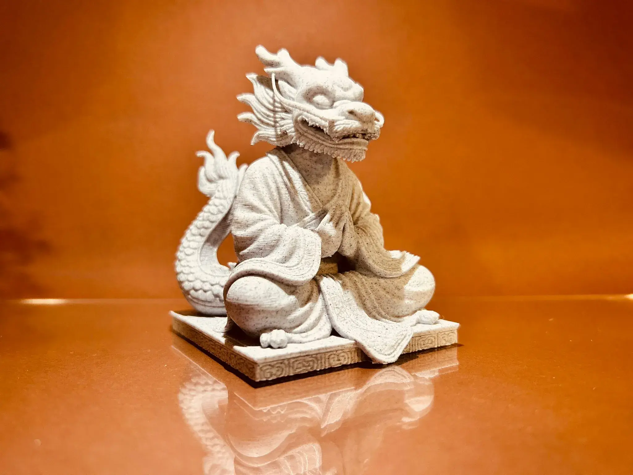 3D Printer Files | 3MF File | Dragon meditating | Creality Cloud