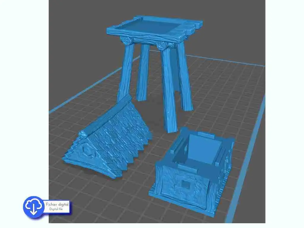 Other STL Download - House on pills 12 - miniatures warhammer terrain ...