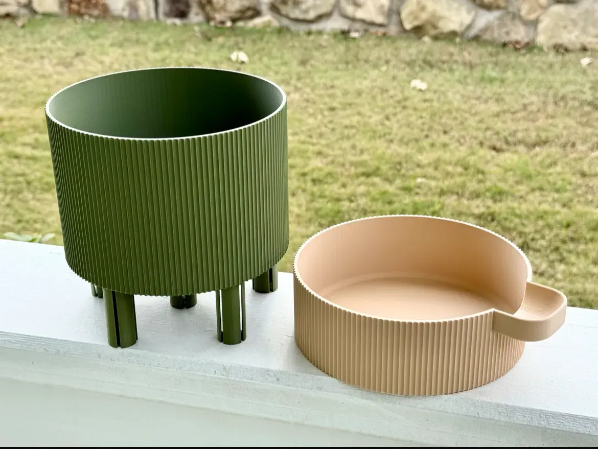 Other STL Download - Planter with auto water feederby Alex_ku
