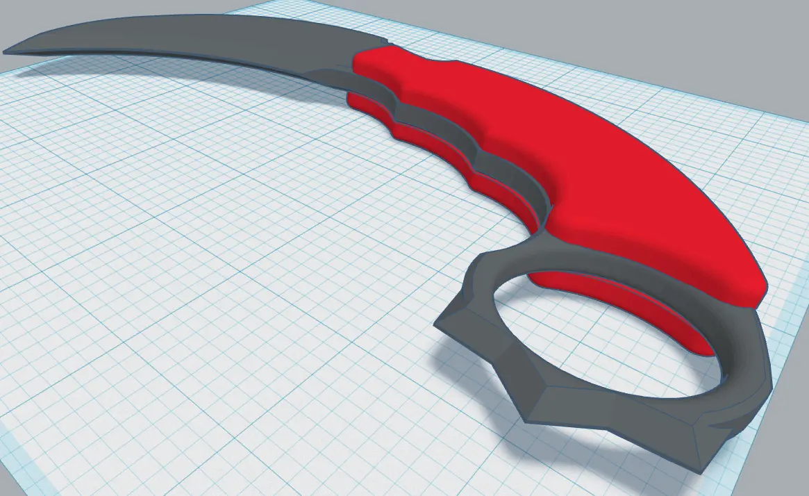 3D Printer Files | 3MF File | Karambit 4 | Creality Cloud