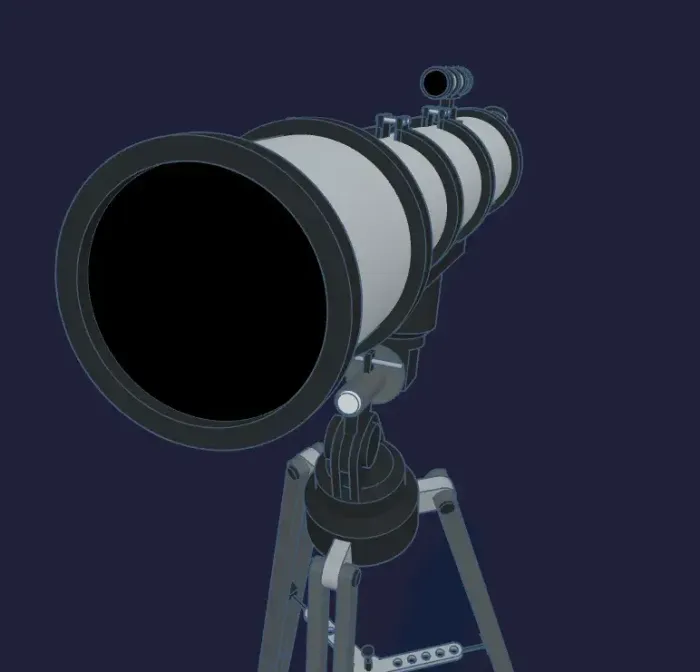 3D Printer Files | 3MF File | Desktop Refracting Mini Telescope ...