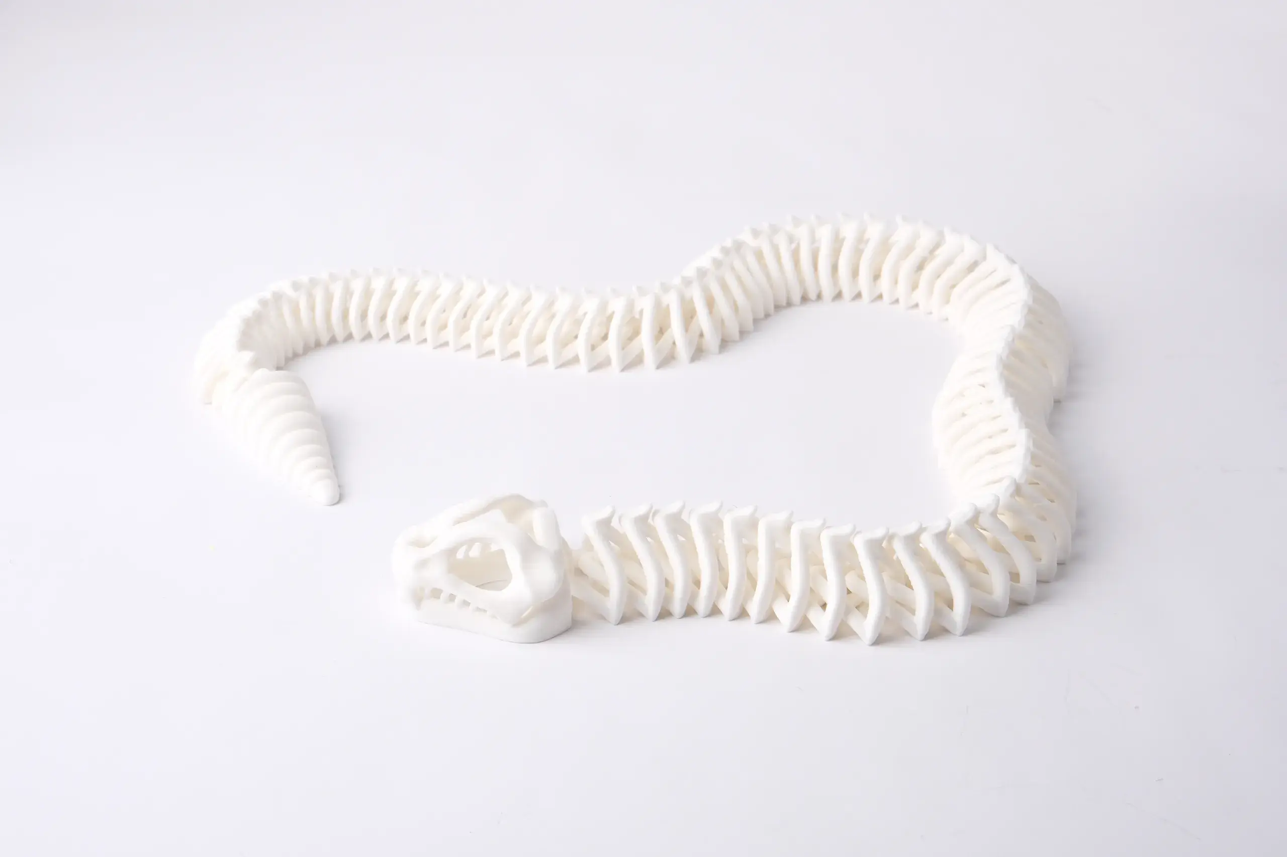 3D Printer Files | 3MF File | Articulated Snake Skeleton Toy – Flexible ...