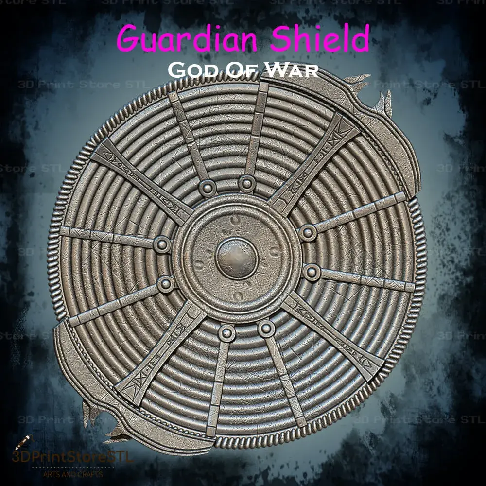 Cosplay STL Download - Guardian Shield Cosplay God of War - STL Fileby ...