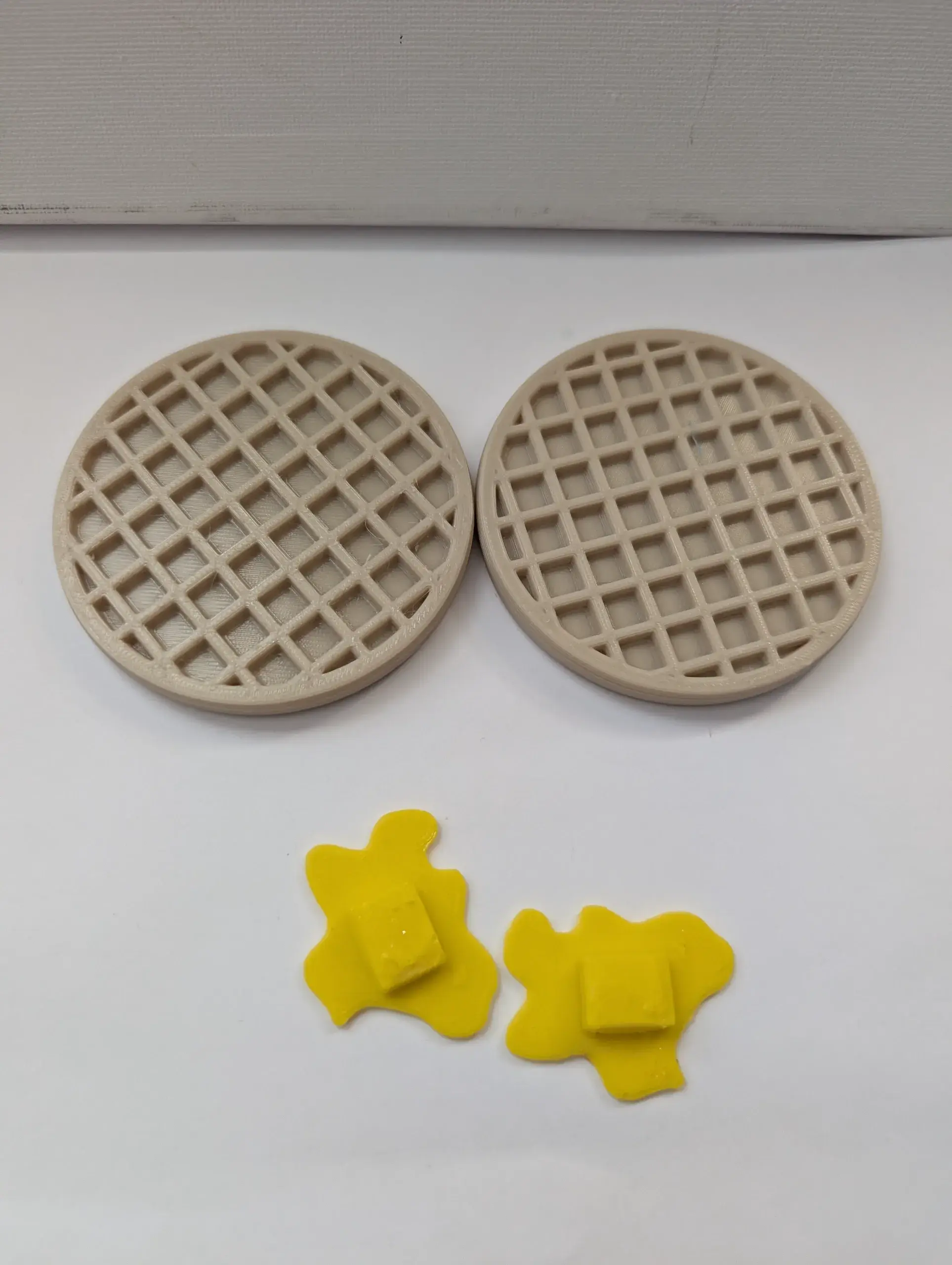 3D Printer Files | 3MF File | Play Classic Waffles with melted butter ...