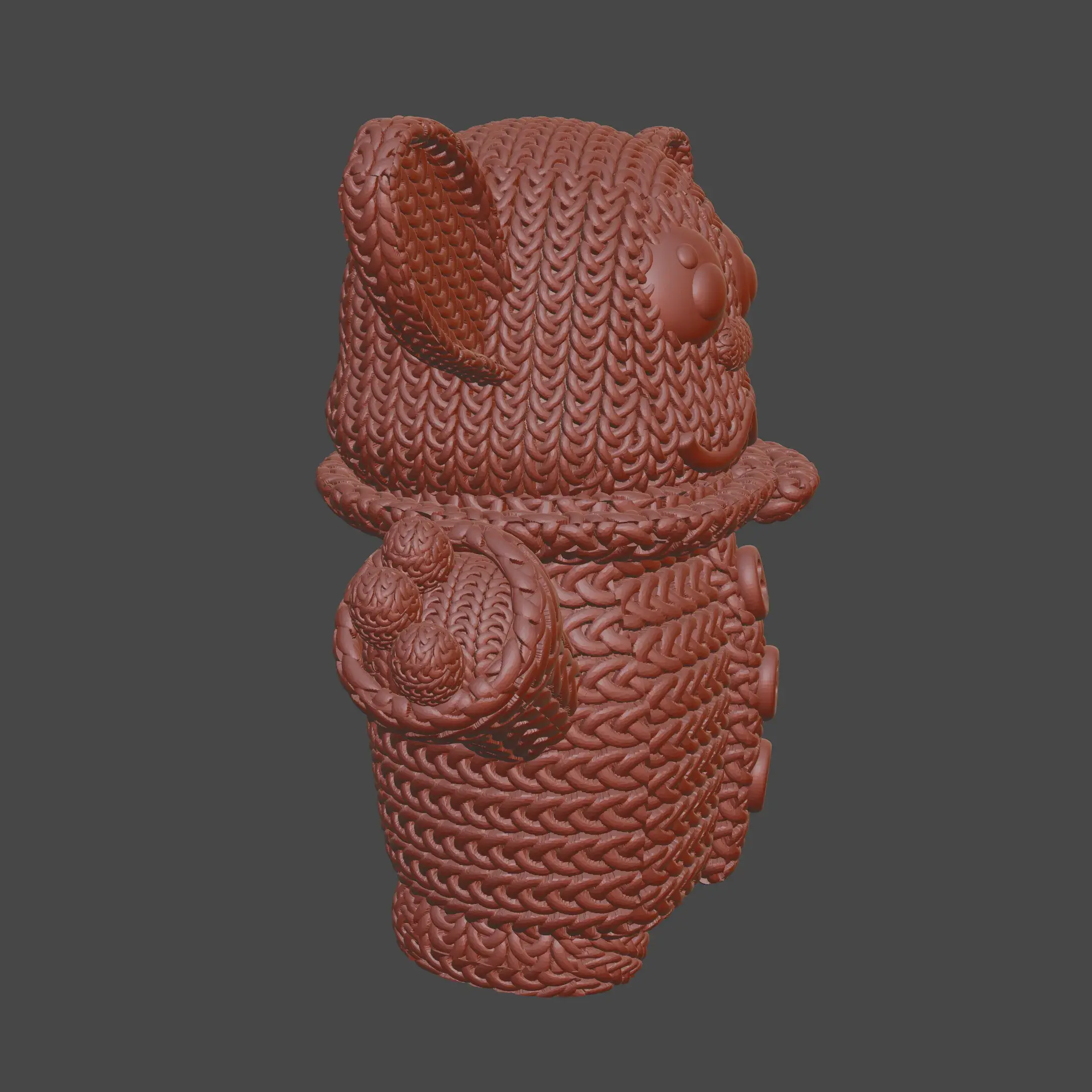 3D Printer Files | 3MF File | Knitted Baby Alein | Creality Cloud