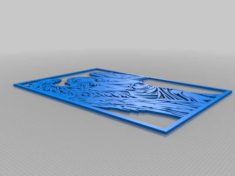 Free Home Decorations & Ornaments STL Download - Angel girl stencil 7by ...