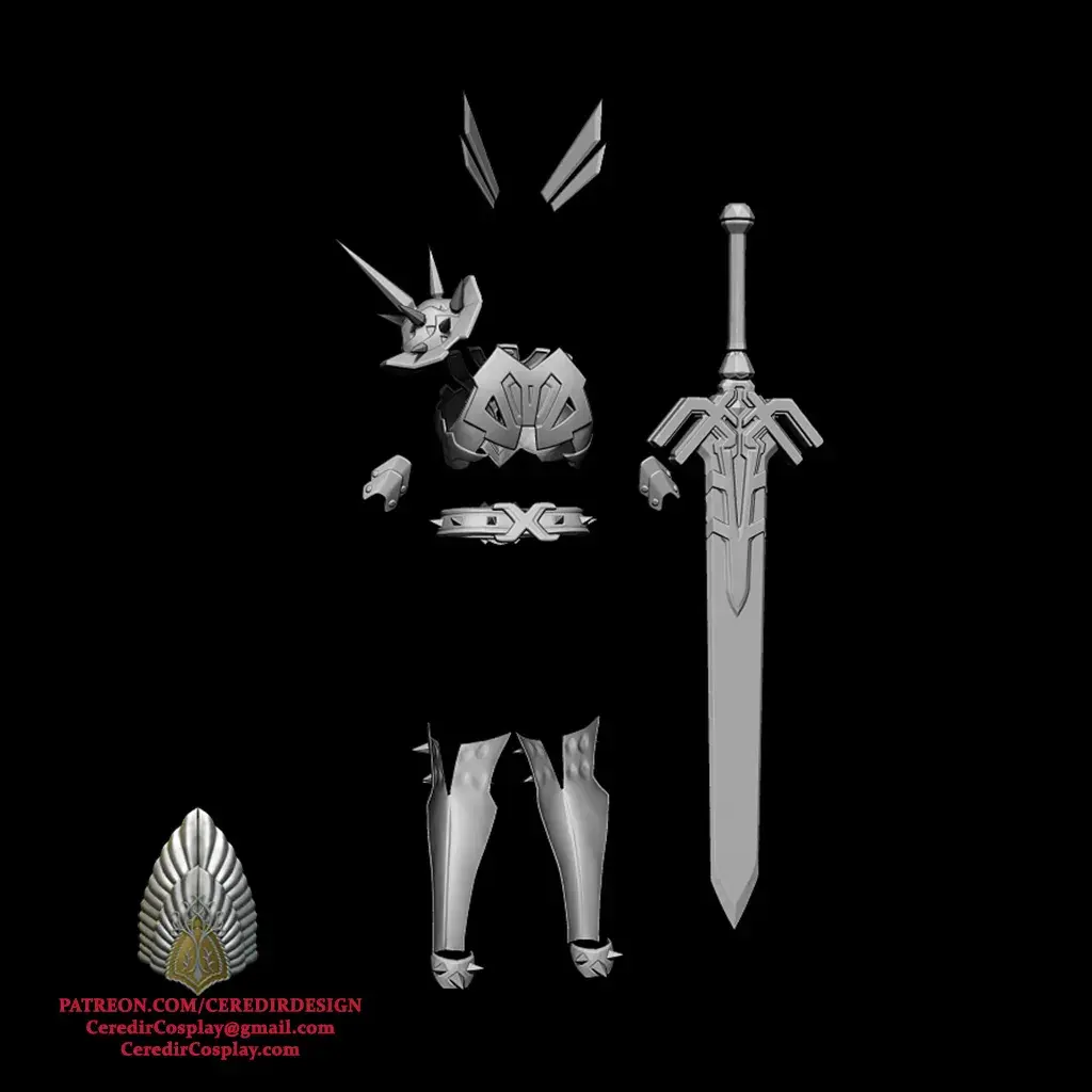 Cosplay STL Descarga - Magik Full Armour Marvel Rivals 3d digital ...