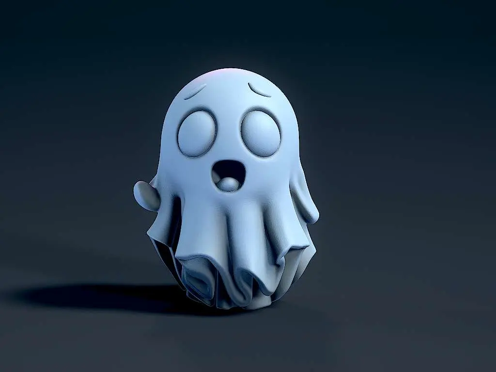 Characters & Creatures STL Download - Cute ghostby Tanmay Varshney