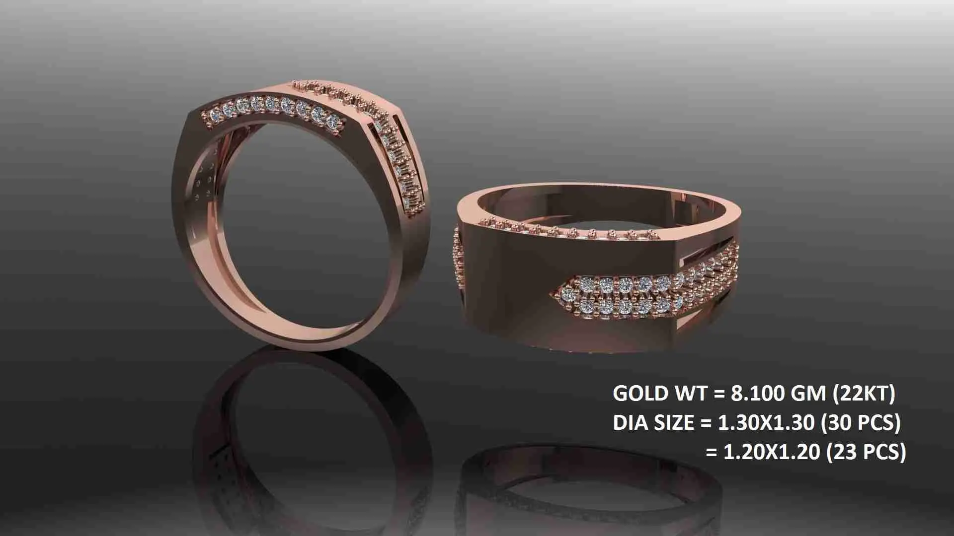 Jewelry & Accessories STL Download - light wight gents ringby IMRAN CAD ...