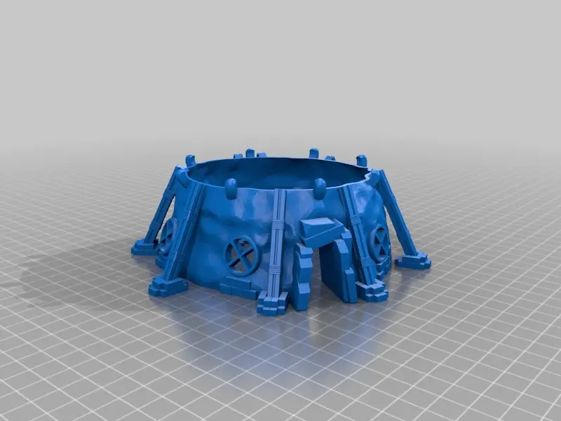 Free Props & Terrain STL Download - Stonepunk Alien Dwelling (15mm ...