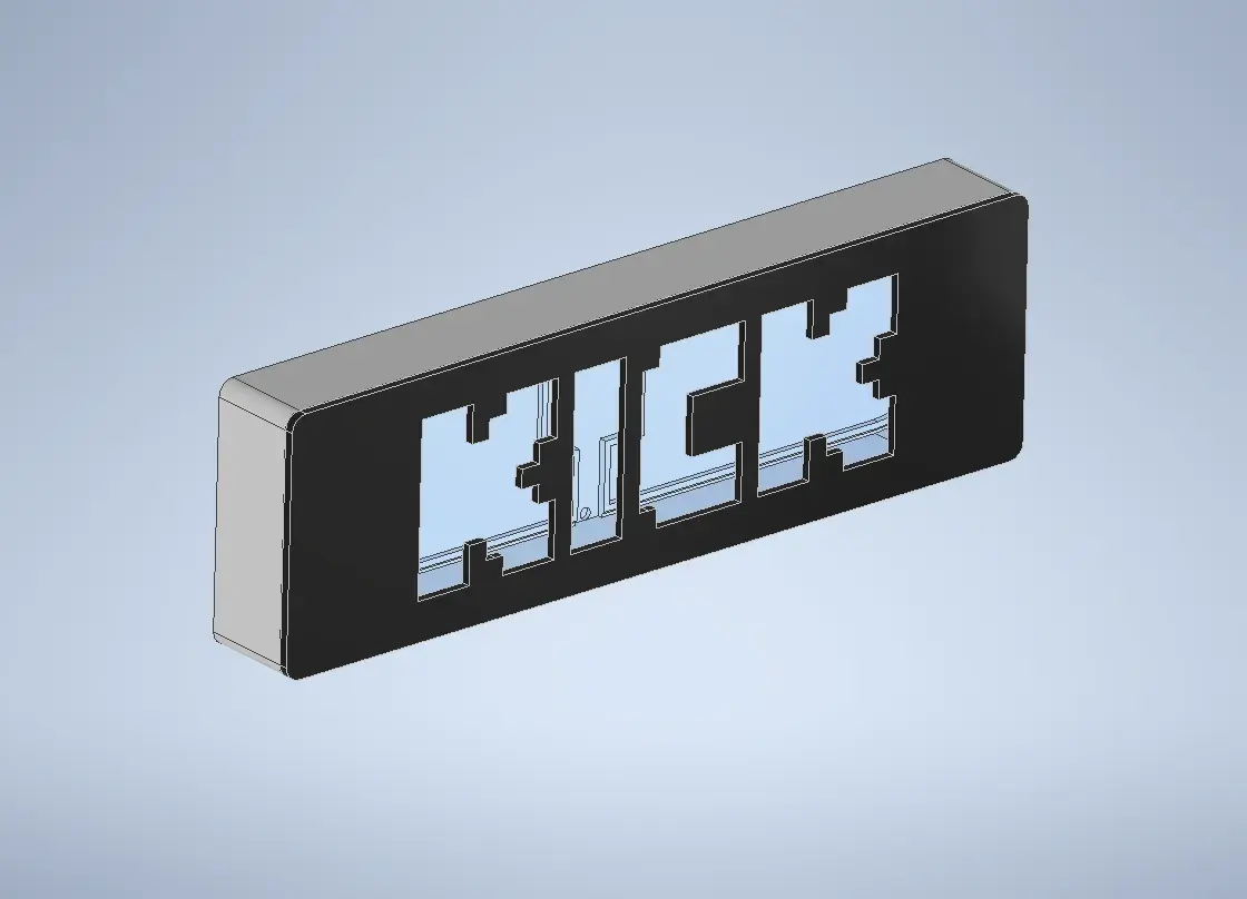 3D Printer Files | 3MF File | Kick Led Sign | Creality Cloud
