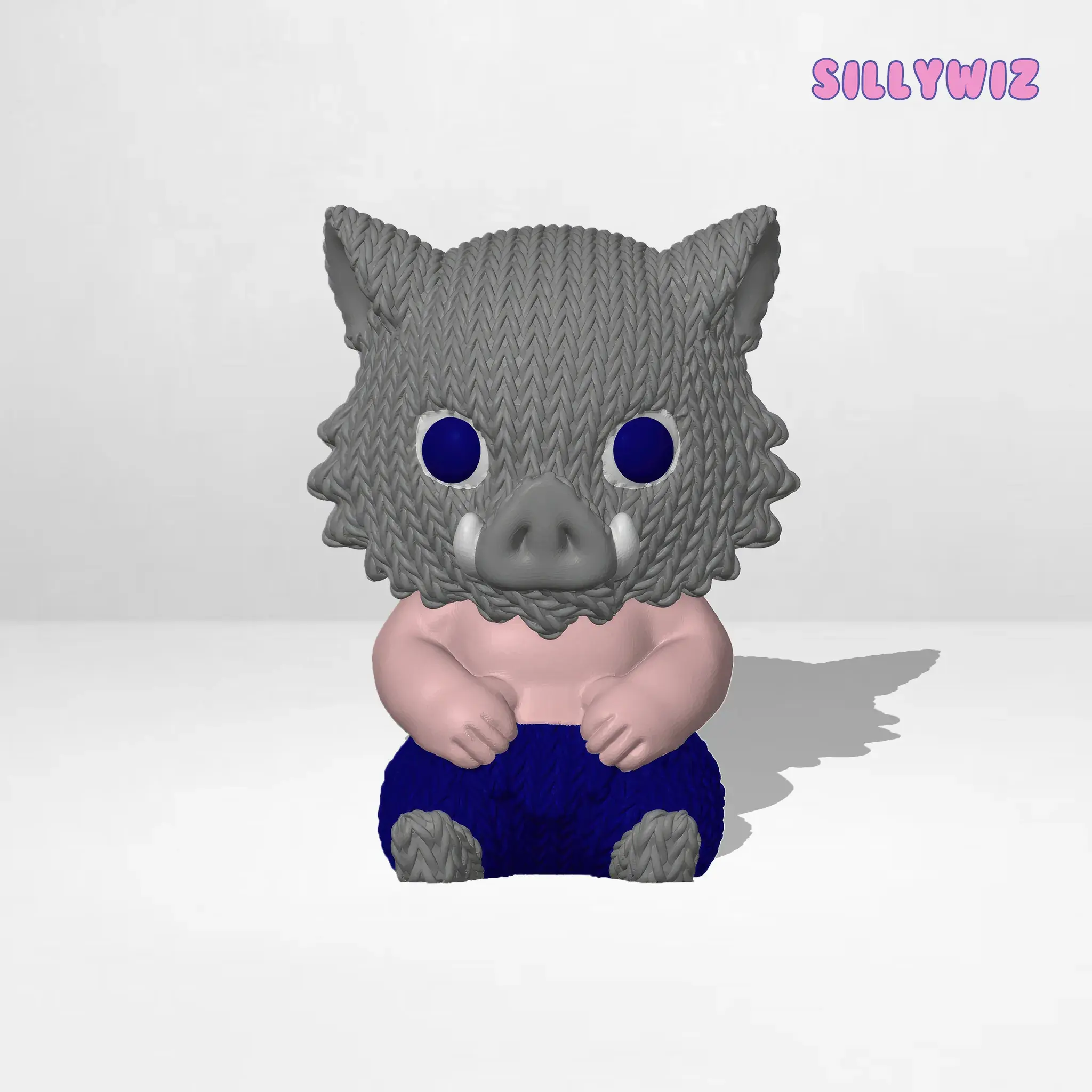 Characters & Creatures STL Download - Inosuke Hashibira from Demon ...