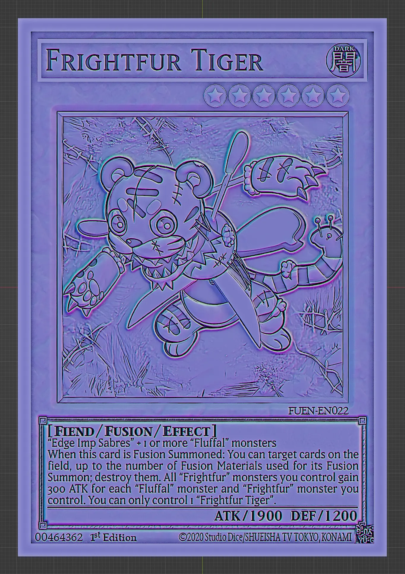 Other STL Download - FRIGHTFUR TIGER - YU-GI-OH!by Wsonuchiha3D