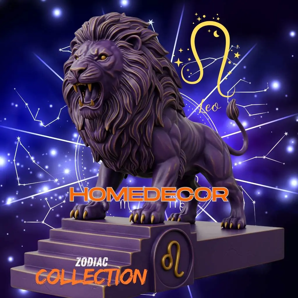 3D Printer Files | 3MF File | Leo Zodiac Sign ( zodiac sign collection ...