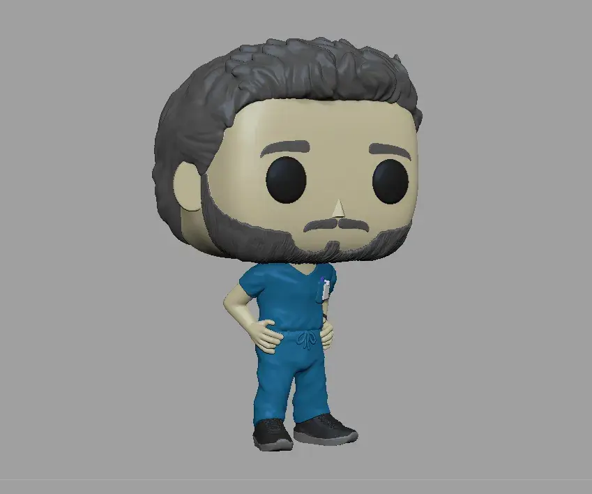 Sculptures & Artworks STL Descarga - Funko Mark Sloan - Greys Anatomy ...