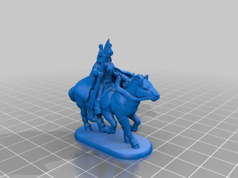 Odín sobre Sleipnir (escala 18 mm) | 3D models download | Creality Cloud