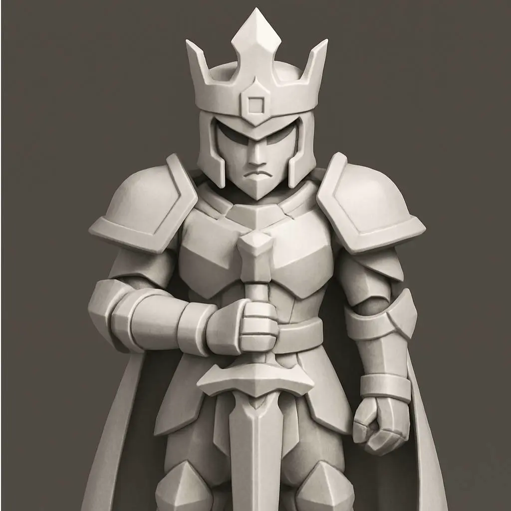 3D Printer Files | 3MF File | Meta King Chess Anime | Creality Cloud