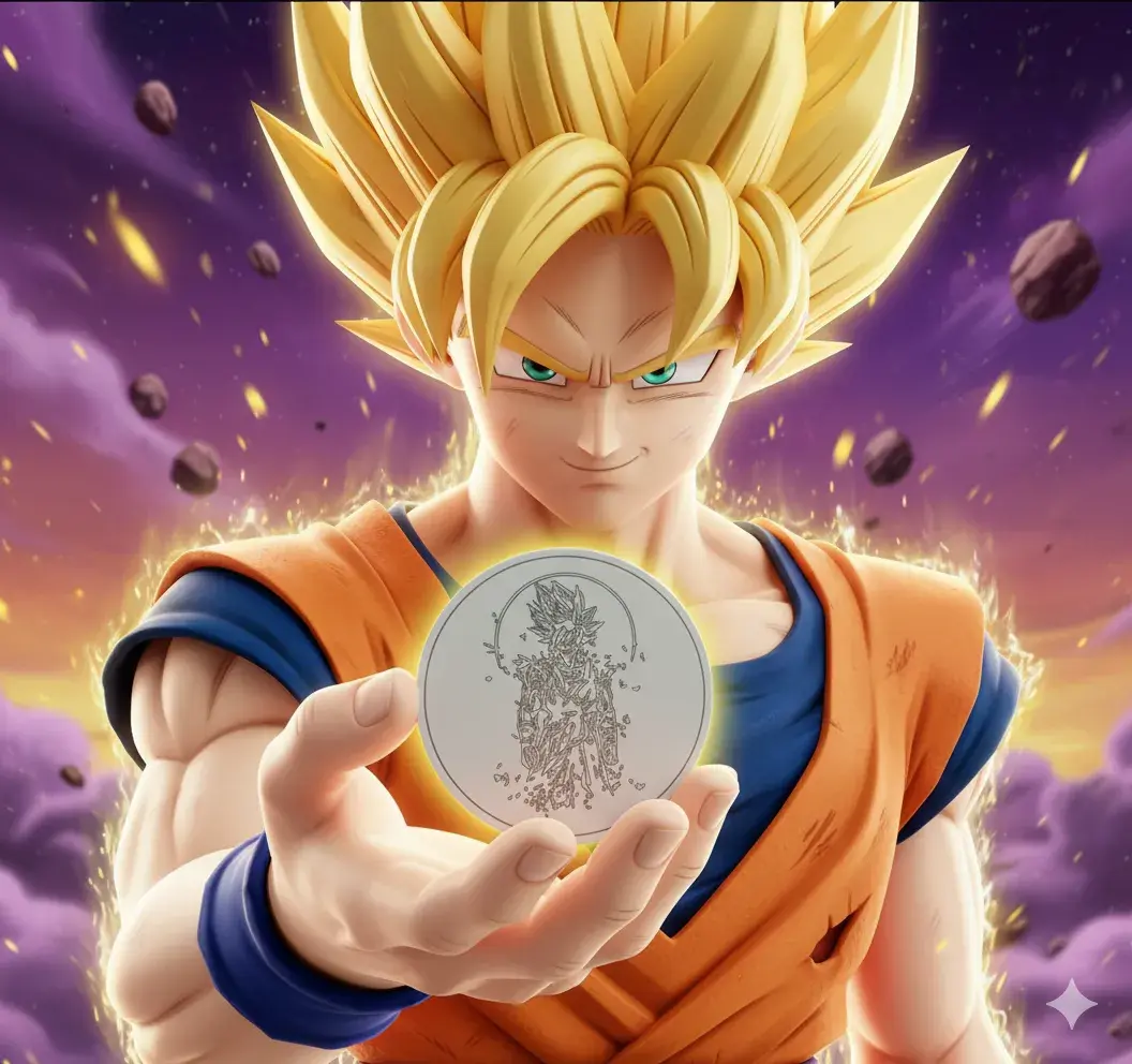 3D Printer Files | 3MF File | DBZ Coaster with Goku | Creality Cloud