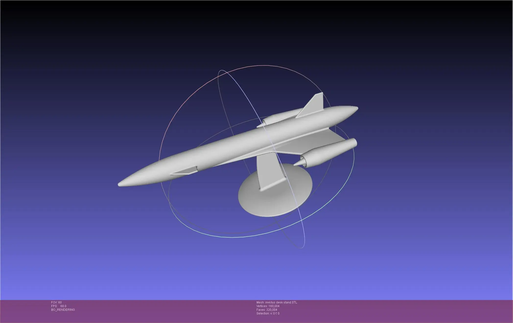 Vehicles & Machinery STL Download - ESA Invictus Hypersonic Spaceplane ...