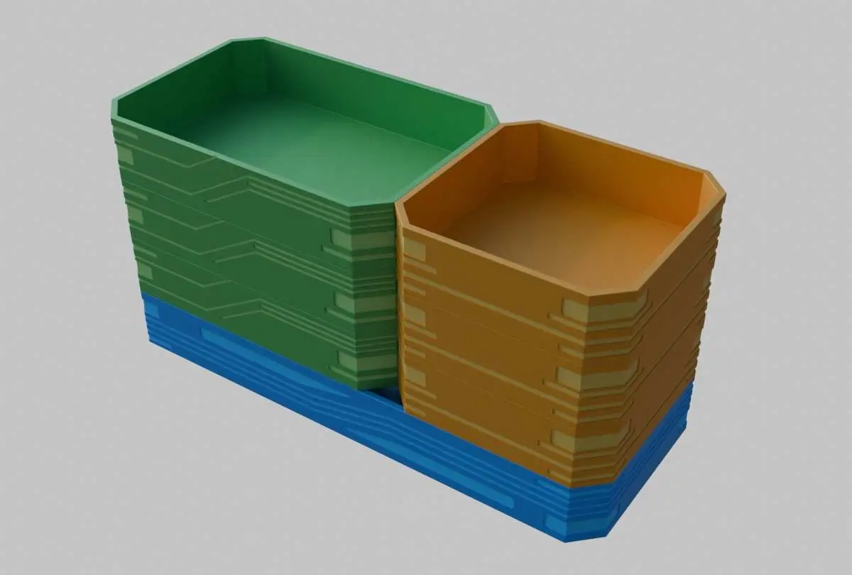 Stacking Trays Bowls storage | 3D models download | Creality Cloud