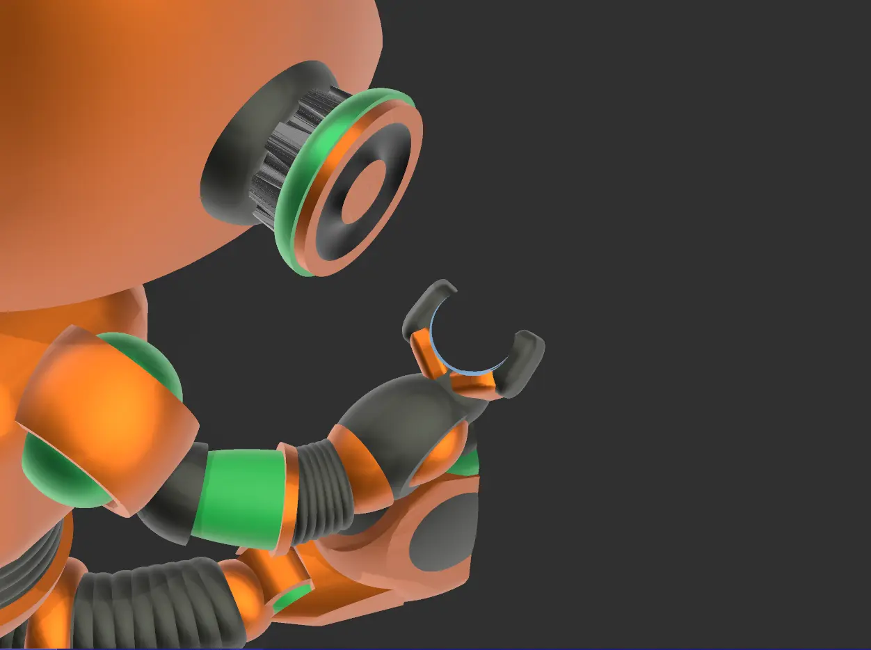 Robots & Mechs STL Download - robot bic pen holderby Mr3DBeast