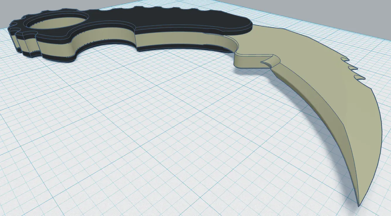 Karambit #20 | 3D models download | Creality Cloud