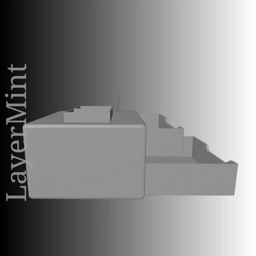 Other STL Download - Modern Drawer Desk Organizer with File Slots - STL ...