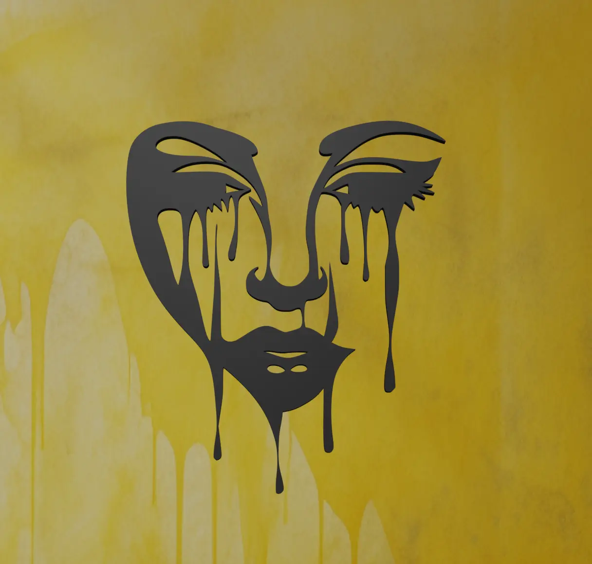 Digital Art STL Download - Tears Wall Artby Ri0m0