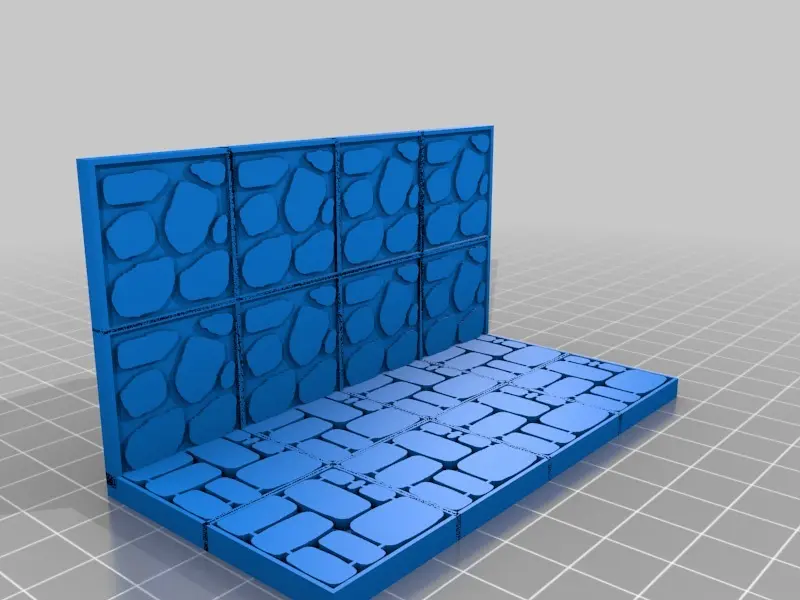 3D Printer Files | 3MF File | Tunnels Of Doom Tiles | Creality Cloud