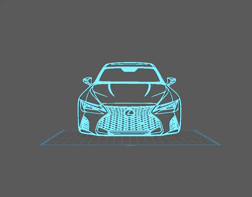 Vehicles & Machinery STL Download - Lexus - IS 500by PAWU STL Studio