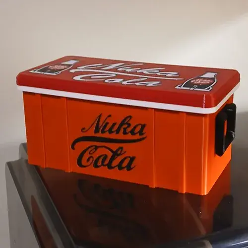 Game Props STL Download - Fallout Nuka Cola Cooler Stash Box - Multi ...