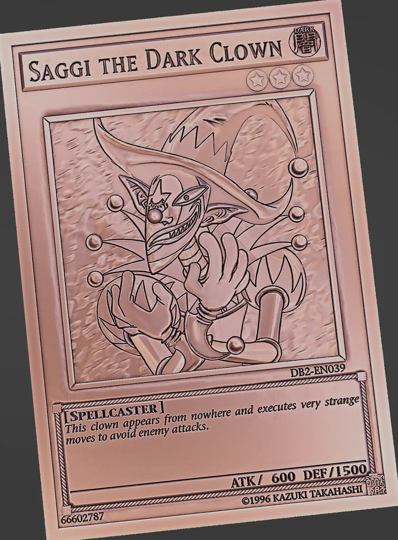 3D Printer Files | 3MF File | Saggi the Dark Clown - yu-gi-oh ...
