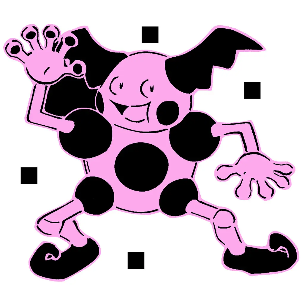 Free Sculptures & Artworks STL Download - 122 Mr. Mime stencil + 2Dby ...