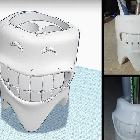 Other STL Download - toothbrush holderby 3d print basic