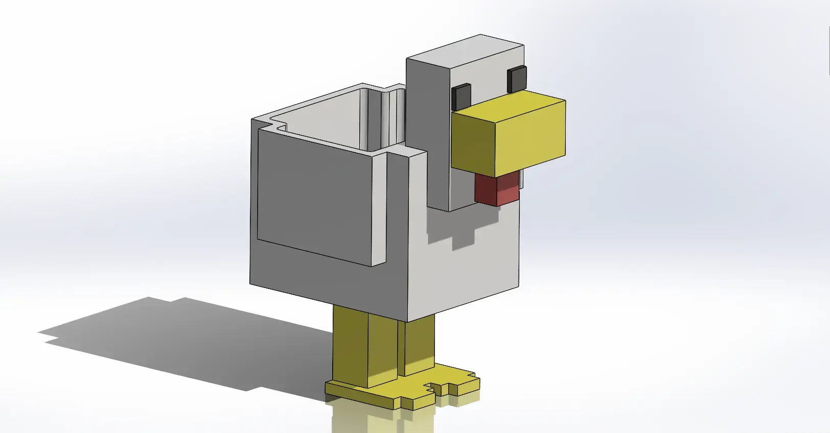 3D Printer Files | 3MF File | Palomera Popcorn Chicken Minecraft ...