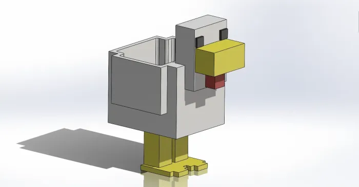 3D Printer Files | 3MF File | Palomera Popcorn Chicken Minecraft ...