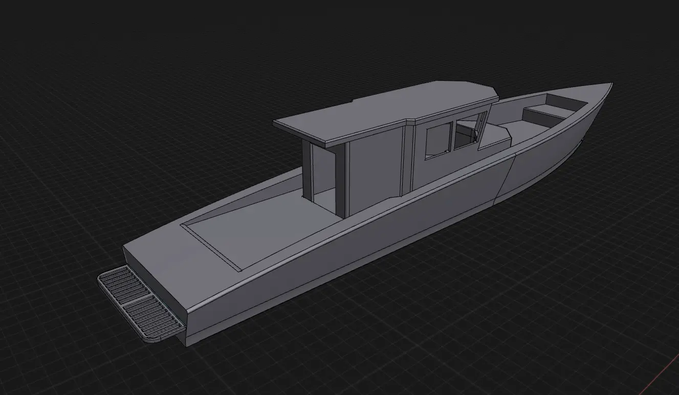 Other STL Download - Boat mid cabinby LMP