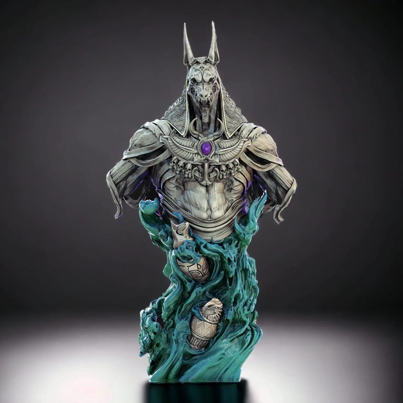 3D Printer Files | 3MF File | Anubis-Bust | Creality Cloud