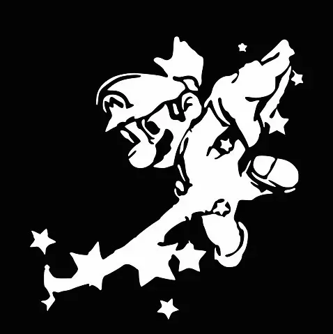 Free Digital Art STL Download - Mario Stencilby SMT_M 🦊