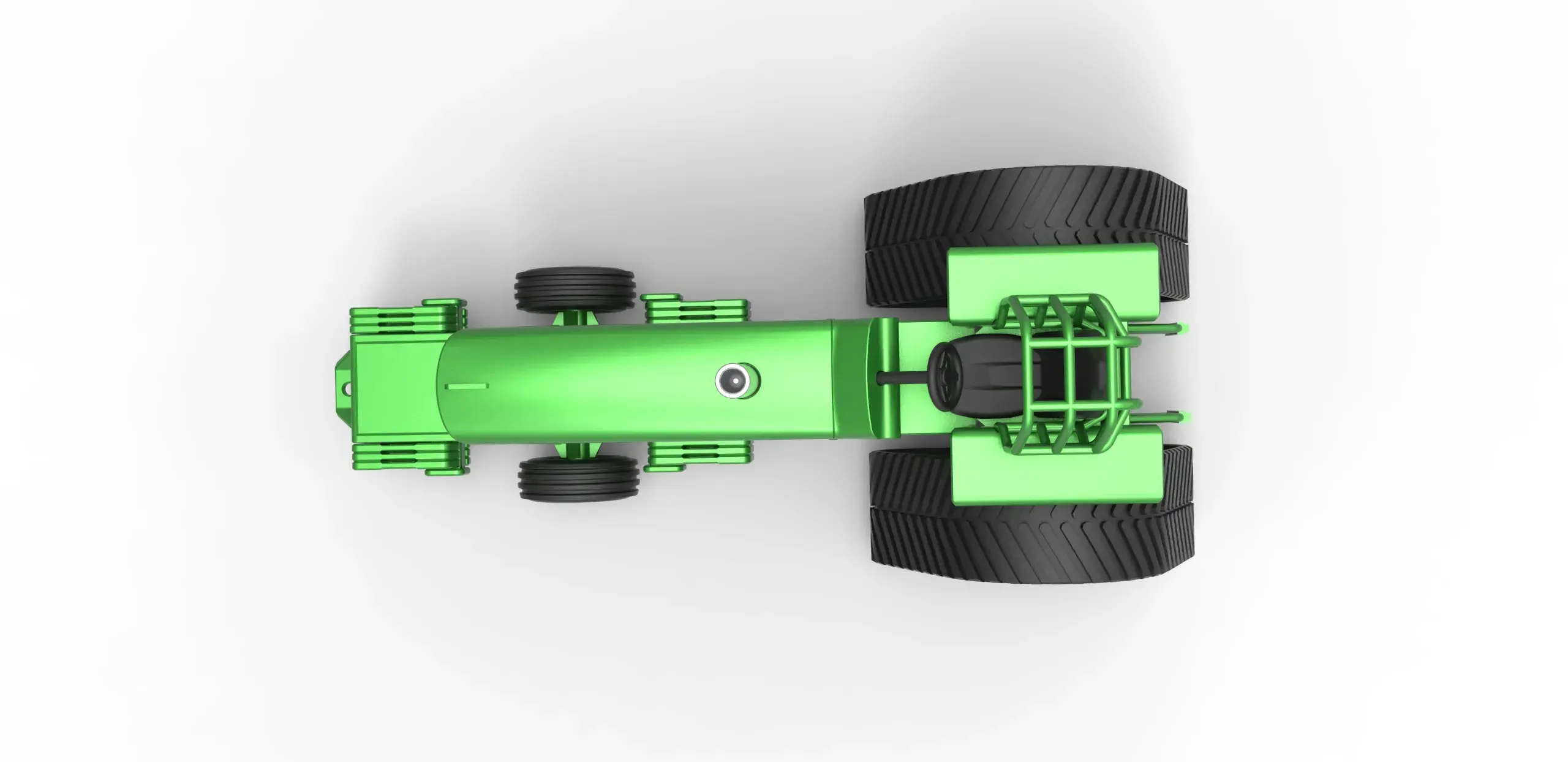 Vehicles & Machinery STL Download - Pro Stock Pulling Tractor with ...