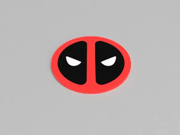 Board Games & Card Games STL Download - Deadpool Coasterby Mariusvb