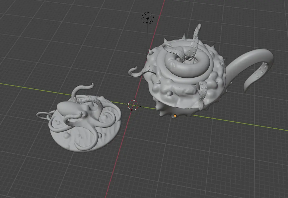 Jewelry & Accessories STL Download - Pendant & Ring “Octopus"by ...