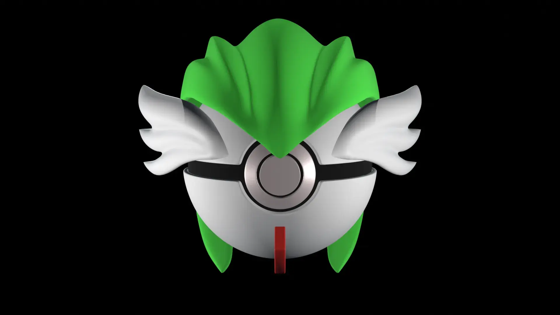 Digital Art STL Descarga - Gardevoir Themed Ball - Shokubutsu