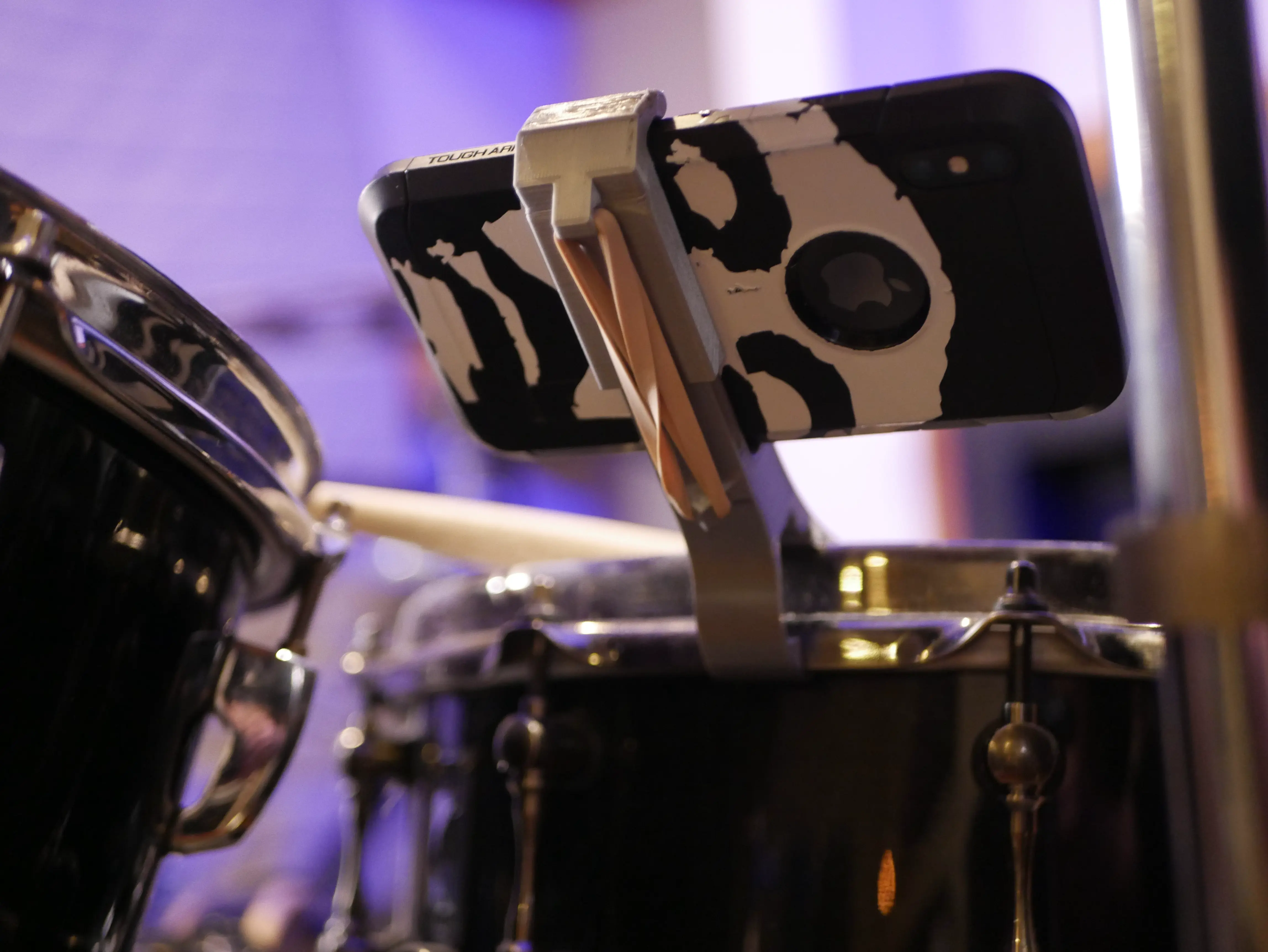 Free Other STL Download - drum kit rim clip phone holderby SMT_M 🦊