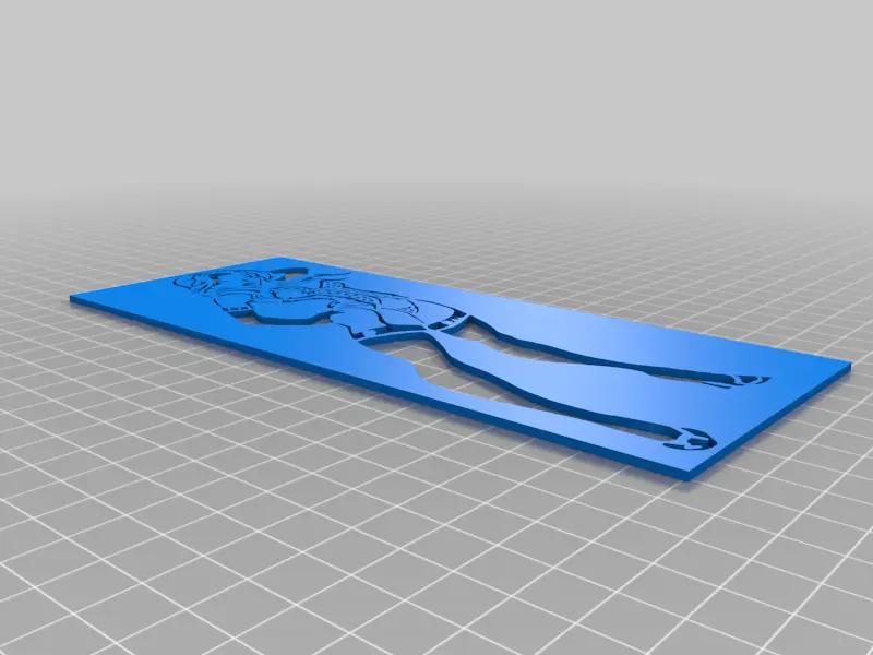 Free Digital Art STL Download - Girl stencil 15by SMT_M 🦊