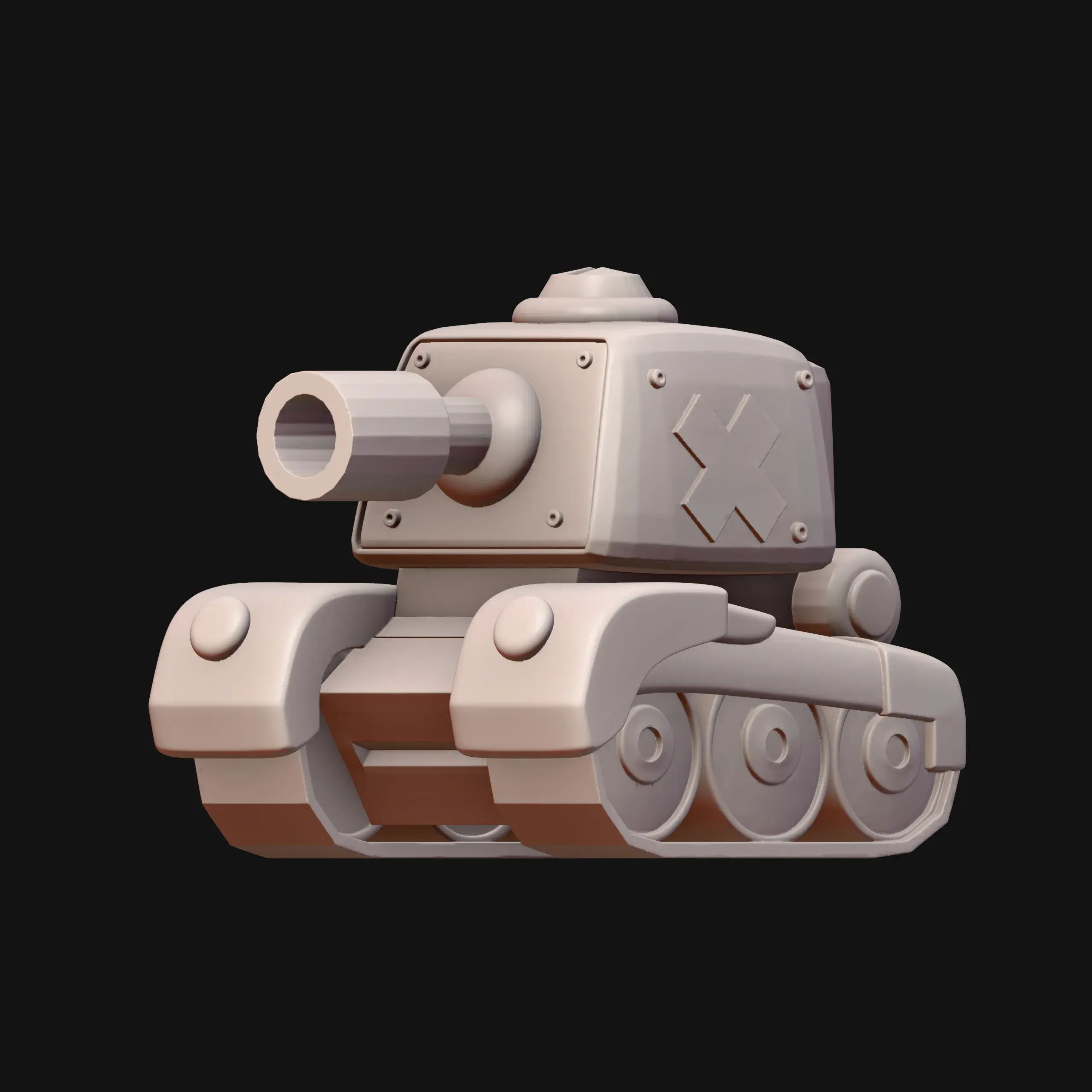 3D Printer Files | 3MF File | Stylized Tank | Creality Cloud
