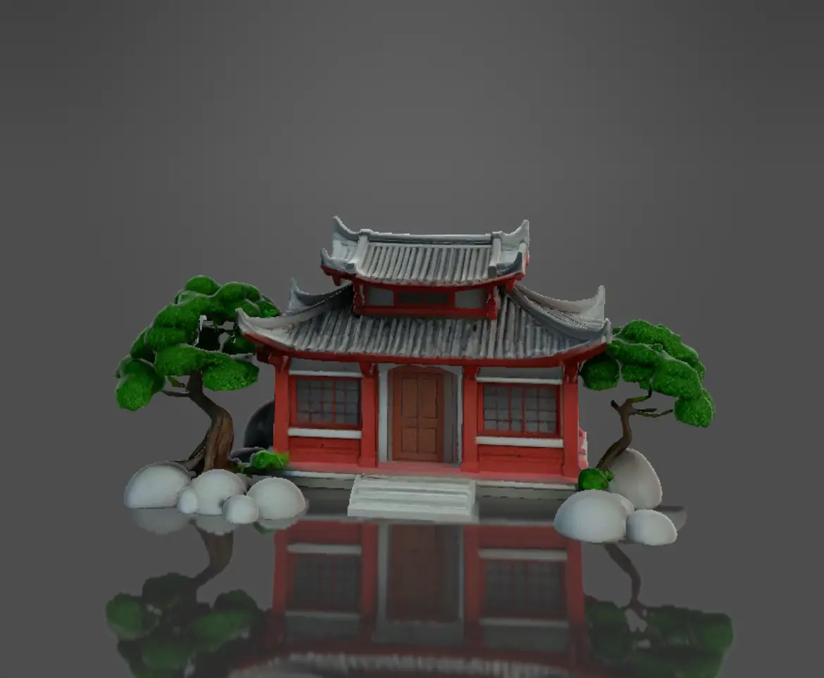 Digital Art STL Download - Chinese houseby Milan 3d prints