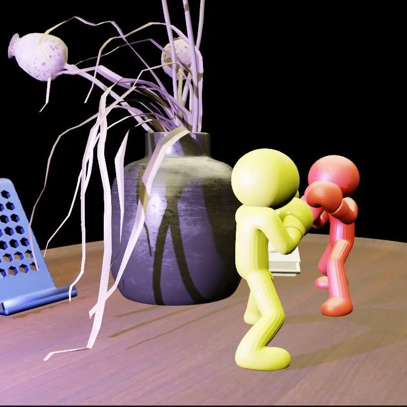 Other STL Download - Muñeco Stick Fight boxeandoby Paul Herrero