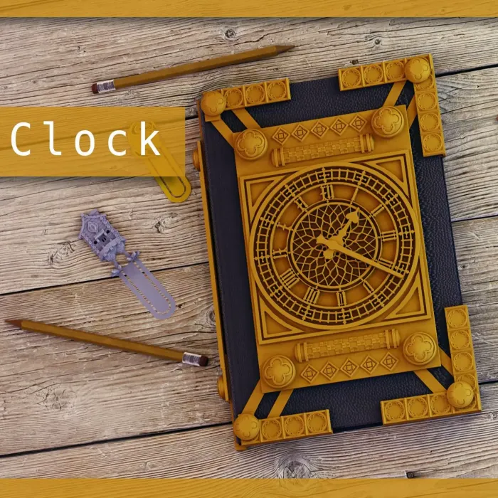 Digital Art STL Download - Clock Book Coverby Crosslances